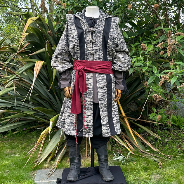 Mid-Length Larp Robe (Brown and Black) – LARP Costumes