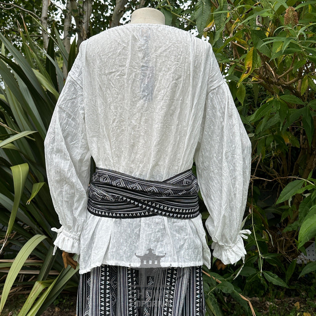 Medieval Shirt Round Neck in White Cotton – LARP Costumes
