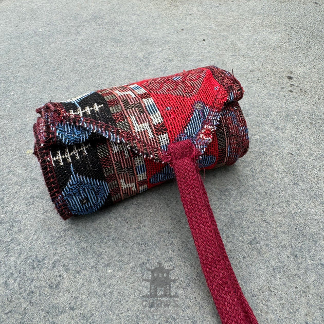 Red Aztec Pattern Sash | LARP Costumes