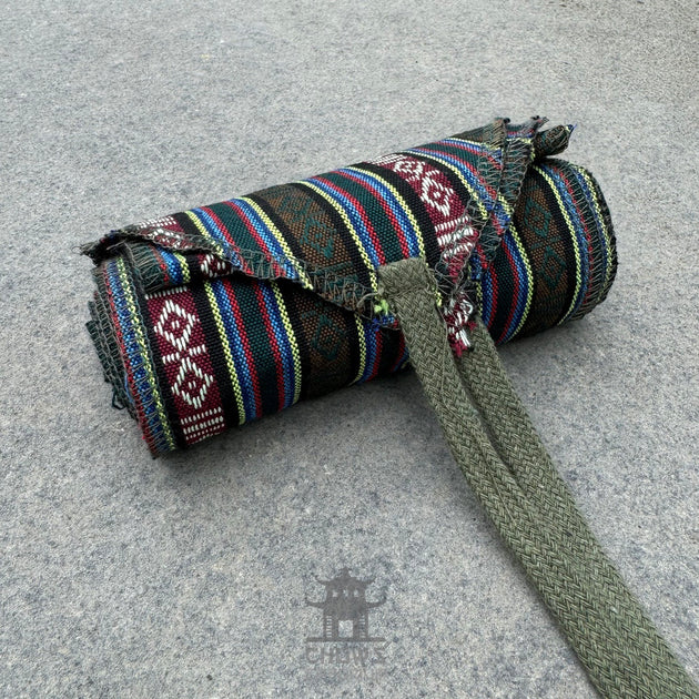 Green Striped Leg Wraps from £25 | LARP Costumes