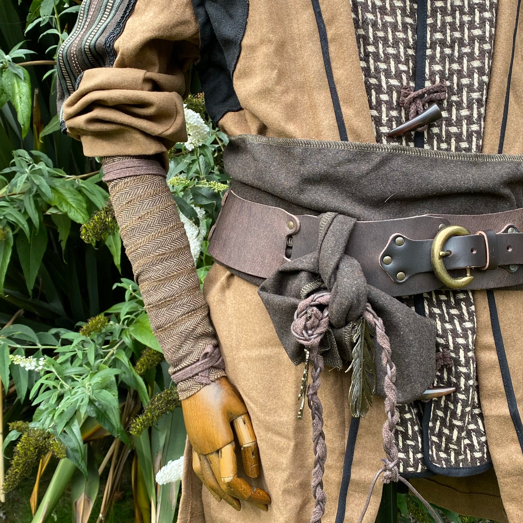 LARP Arm Wraps (Herringbone Brown) from £22 | LARP Costumes