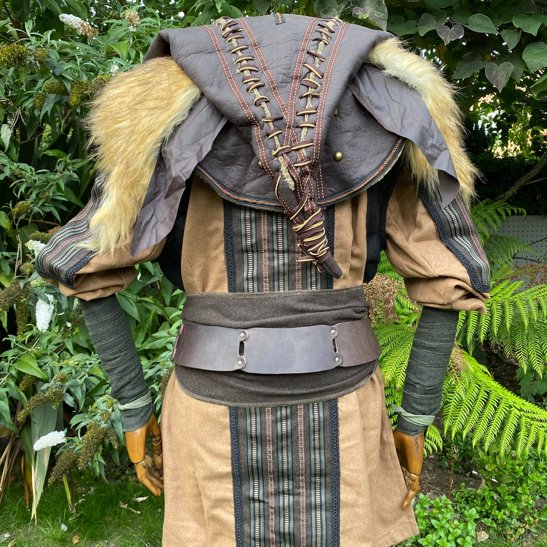LARP Arm Wraps (Green Herringbone) from £22 | LARP Costumes