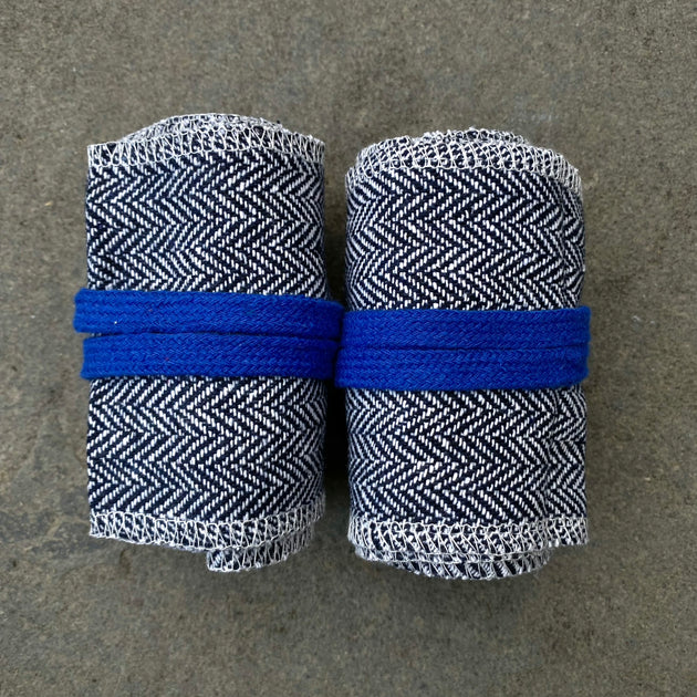 LARP Arm Wraps (Blue Herringbone) from £22 | LARP Costumes